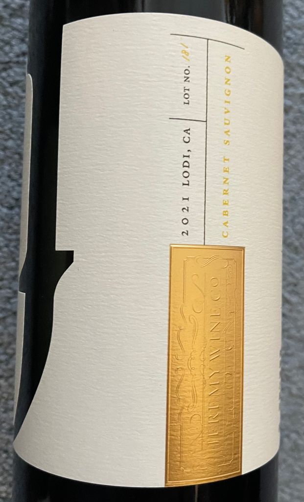 2022 Jeremy Wine Company Cabernet Sauvignon, USA, California, Central ...