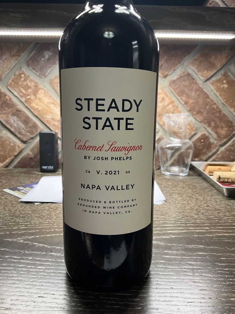 2022 Grounded Wine Co. Cabernet Sauvignon Steady State, USA, California, Napa Valley - CellarTracker