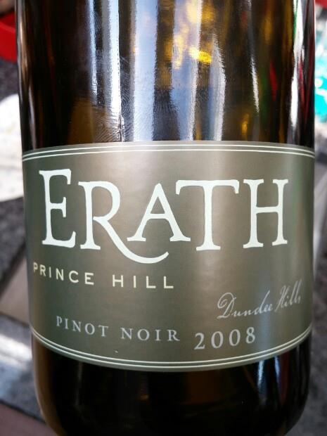 2009 Erath Pinot Noir Prince Hill, USA, Oregon, Willamette Valley ...
