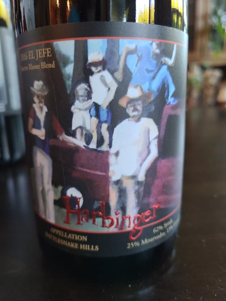 2018 Harbinger Winery El Jefe, USA, Washington, Columbia Valley ...