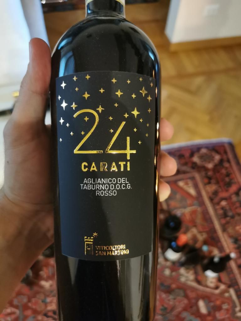 2019 Cantina di Solopaca Aglianico Aglianico 24 Carati, Italy, Campania, Aglianico del Taburno ...
