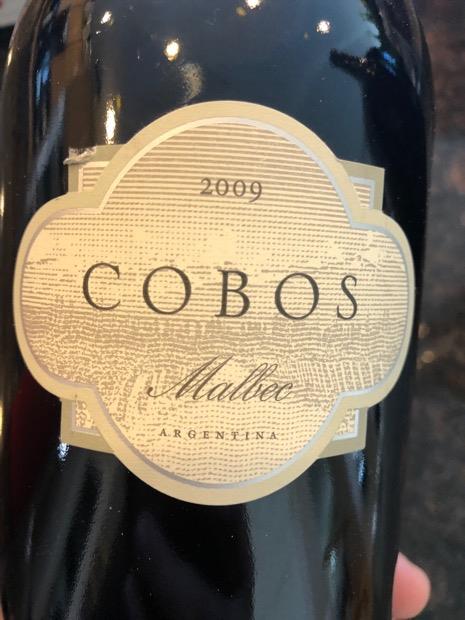 2009 Viña Cobos Malbec Marchiori Vineyard, Argentina, Mendoza, Lujan de ...