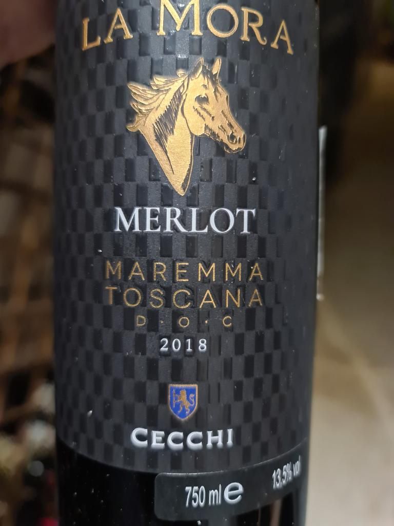 2021 Cecchi Merlot Maremma Toscana La Mora, Italy, Tuscany, Maremma ...