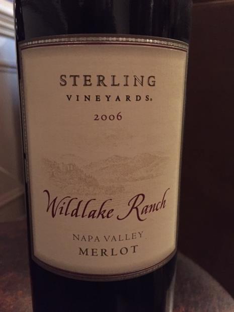 2006 Sterling Vineyards Merlot Wildlake Ranch, USA, California, Napa ...