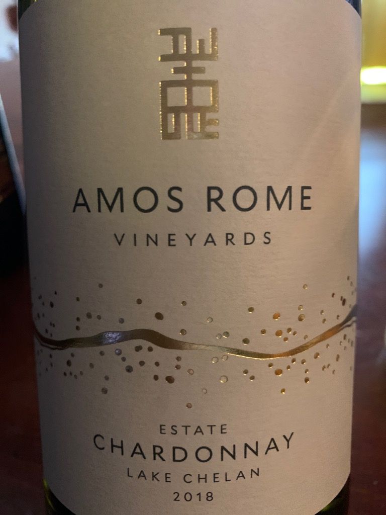 2018 Amos Rome Vineyards Chardonnay Amos Rome, USA, Washington ...