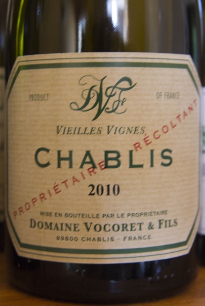 2001 Domaine Vocoret et Fils Chablis Vieilles Vignes, France, Burgundy ...