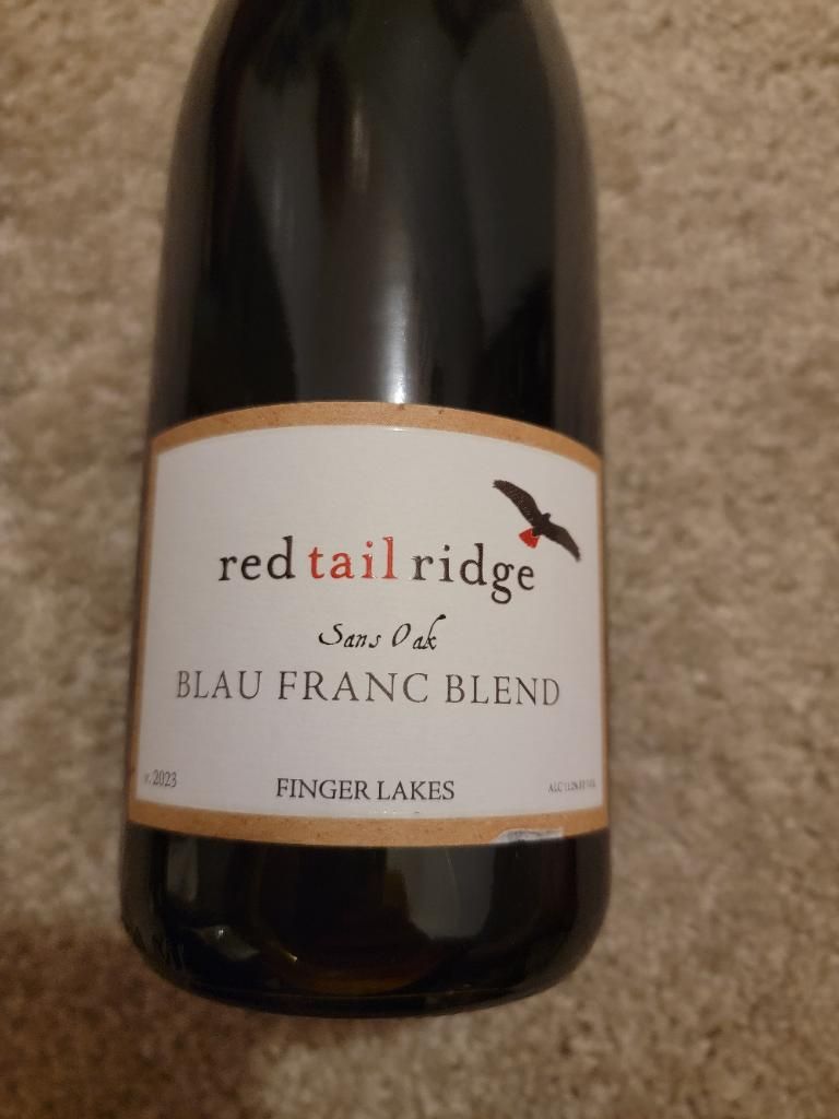 2023 Red Tail Ridge Winery Frost Smoke Blau Franc Blend RTR Estate ...
