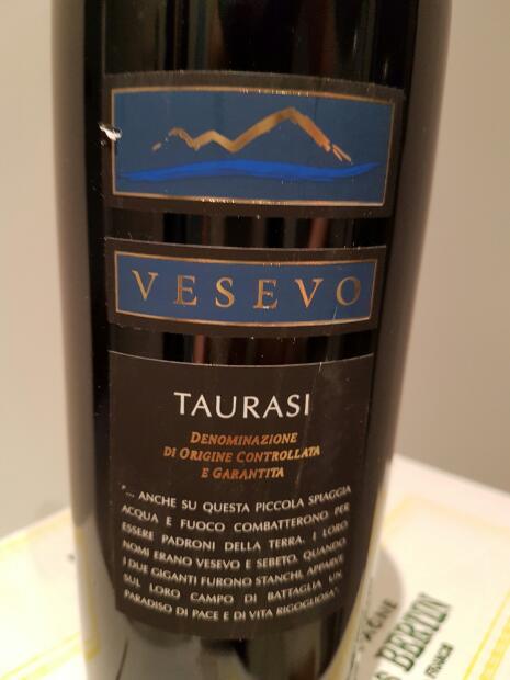2009 Vesevo Taurasi, Italy, Campania, Taurasi DOCG - CellarTracker