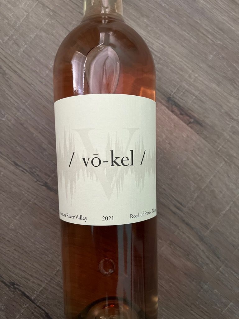 2023 vō-kel Rosé of Pinot Noir, USA, California, Sonoma County, Russian ...