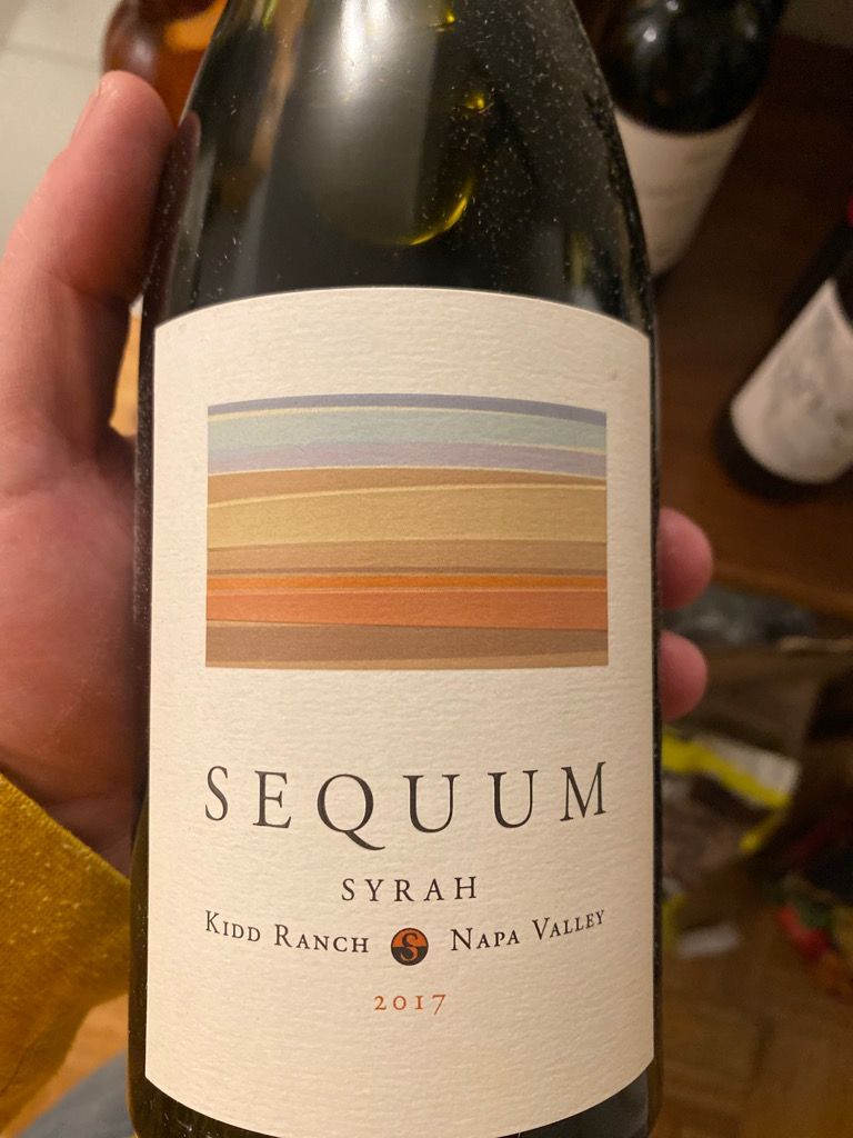 2017 Sequum Syrah Kidd Ranch, USA, California, Napa Valley - CellarTracker