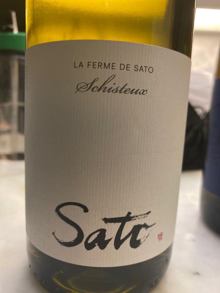 2022 Sato Chenin Blanc La Ferme de Sato Schisteux, New Zealand, South ...