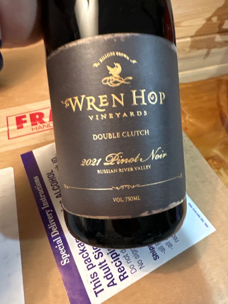 2021 Wren Hop Pinot Noir Double Clutch, USA, California, Sonoma County ...