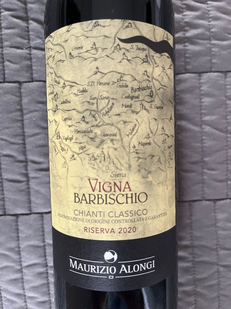 2021 Maurizio Alongi Chianti Classico Riserva Vigna Barbischio, Italy ...