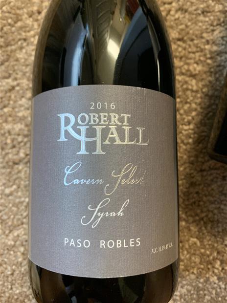 2012 Robert Hall Syrah Cavern Select, USA, California, Central Coast ...