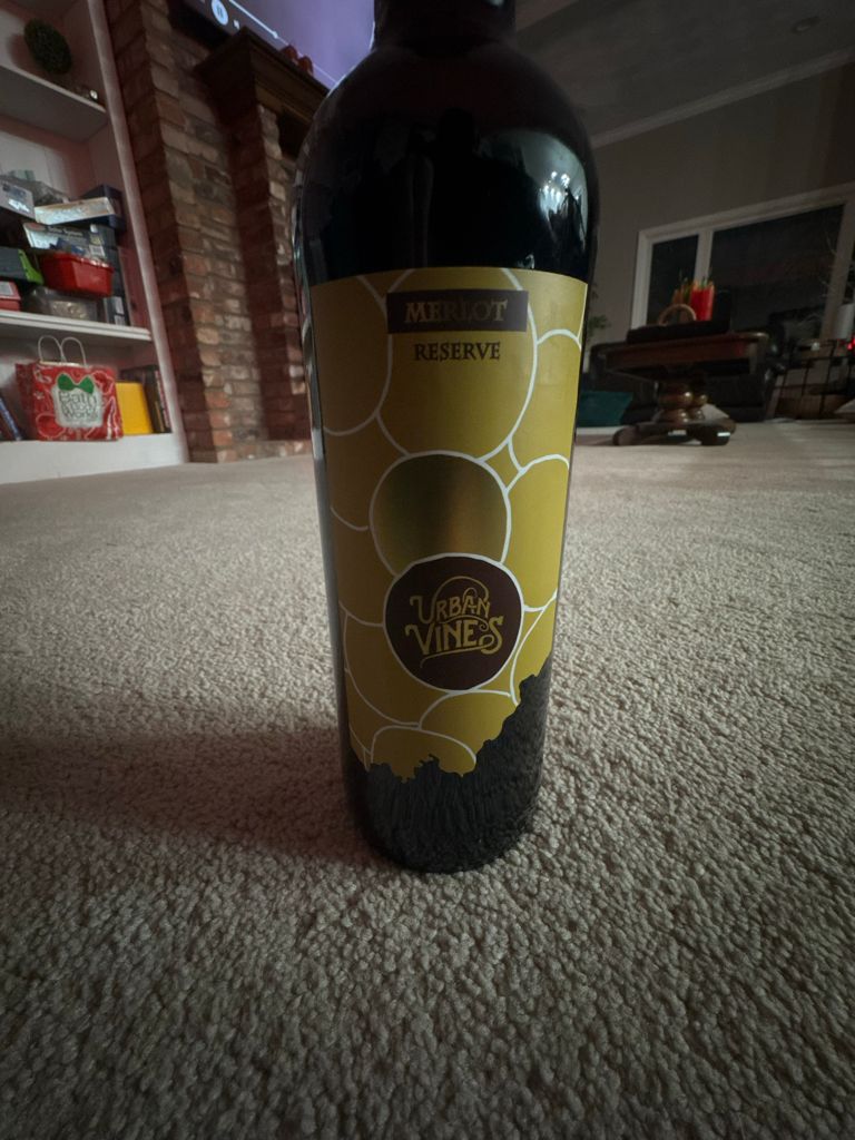 NV Urban Vines Merlot Reserve, USA, American - CellarTracker