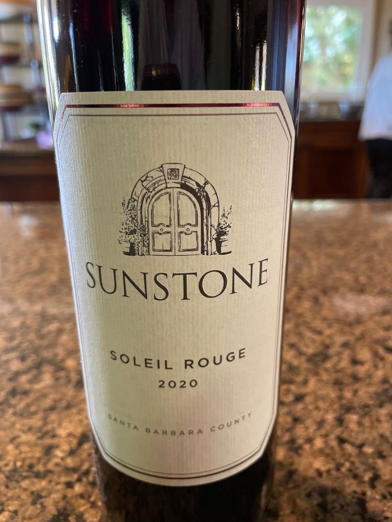 2020 Sunstone Vineyard Soleil Rouge Red Wine, USA, California, Central ...