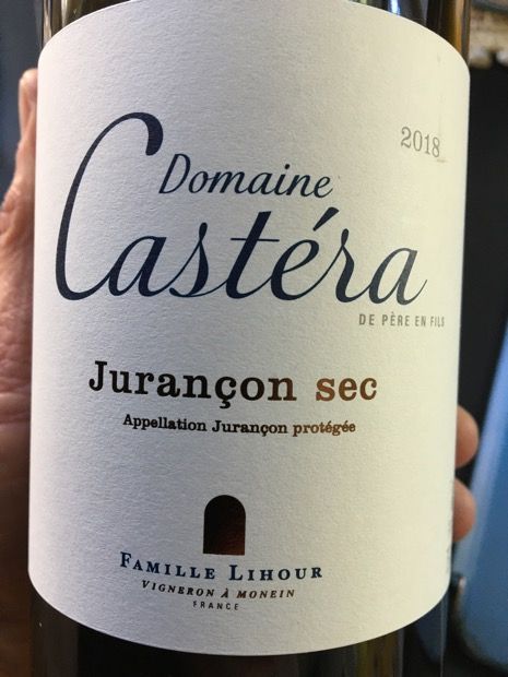 2018 Domaine Castera Jurançon Sec, France, Southwest France, Jurançon ...