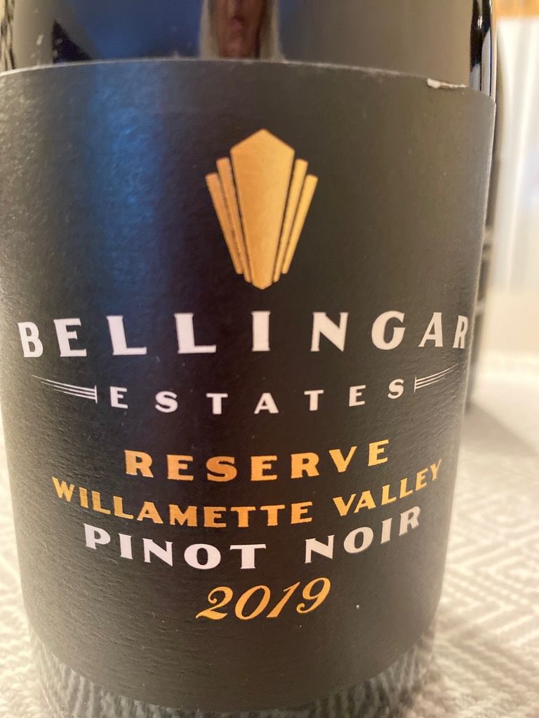 2019 Bellingar Estates Pinot Noir Reserve, USA, Oregon, Willamette ...