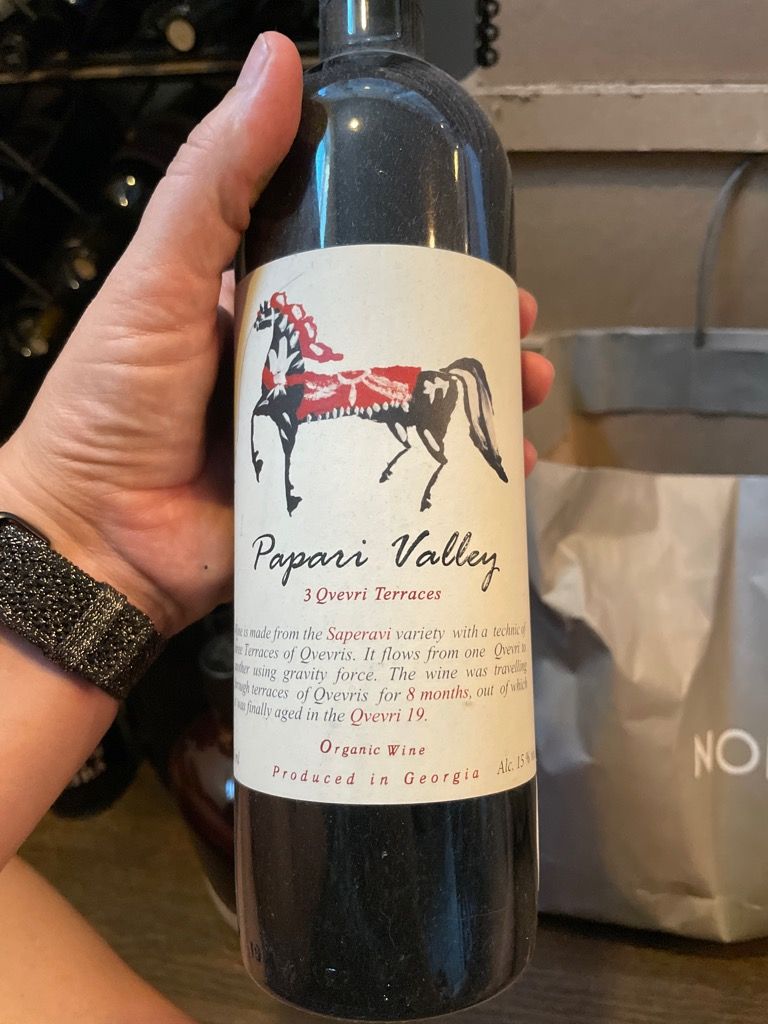 2019 Papari Valley Saperavi 3 Terraces, Qvevri, Georgia, Kakheti ...