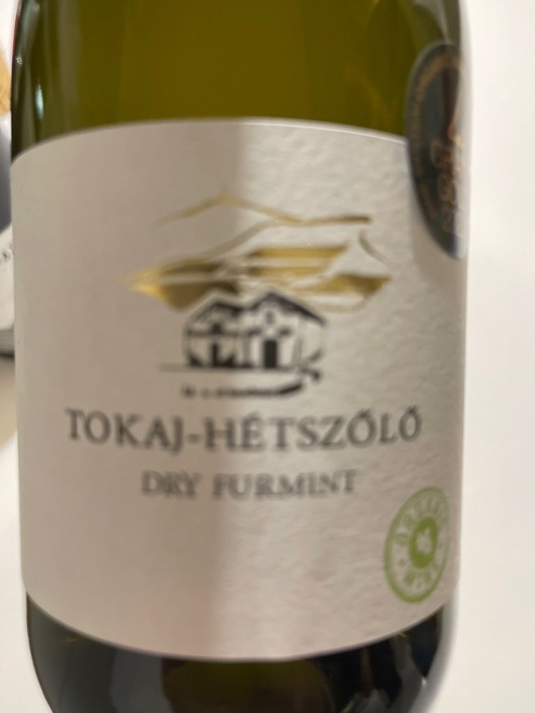 2020 Tokaj Hétszőlő Tokaji Dry Furmint, Hungary, Tokaji - CellarTracker