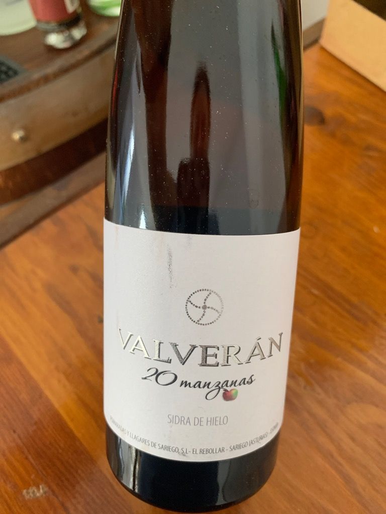 2019 Valverán 20 manzanas Sidra de hielo, Spain, Asturias, Vino de la ...