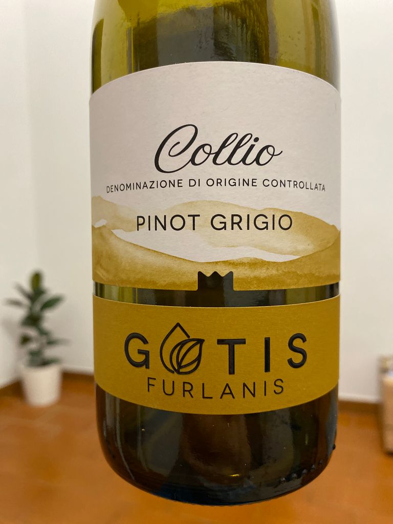 2019 Cormòns Collio Pinot Grigio, Italy, Friuli-Venezia Giulia, Collio ...