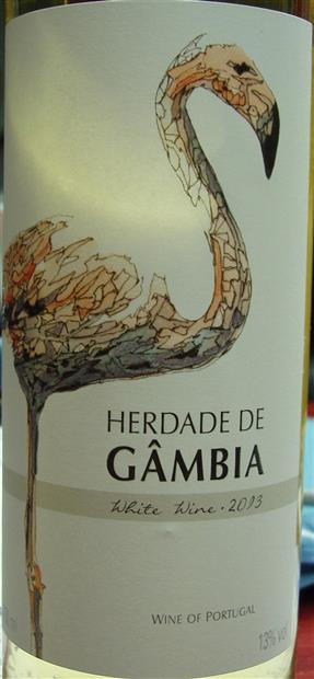 2013 Herdade de Gambia Vinho Regional Península de Setúbal, Portugal ...