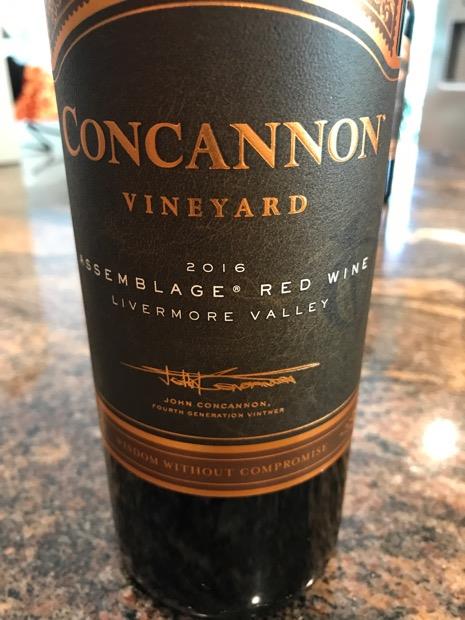 2016 Concannon Vineyard Assemblage Red Reserve, USA, California, San ...