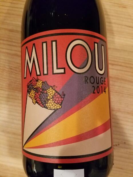 2014 Les Vignerons du Sommièrois Vin de Pays d'Oc Milou Rouge, France ...