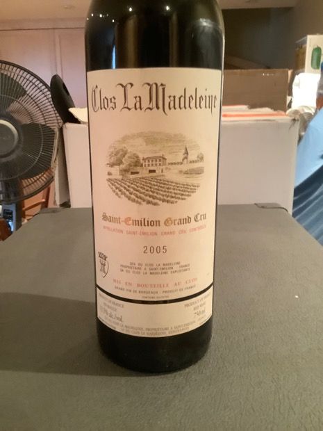 2005 Clos La Madeleine, France, Bordeaux, Libournais, Saint-Émilion ...