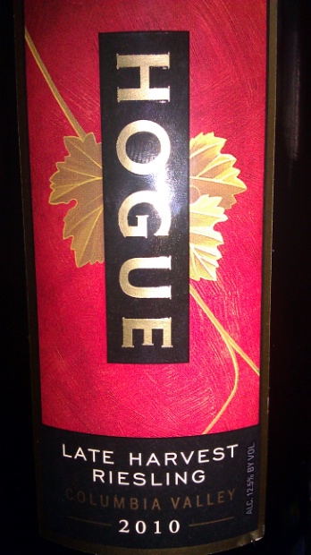 2010 Hogue Cellars Late Harvest Riesling, USA, Washington, Columbia ...