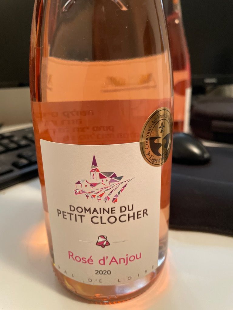 2021 Domaine du Petit Clocher Rosé d'Anjou, France, Loire Valley, Anjou ...