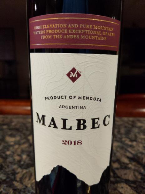 2018 Member's Mark Malbec, Argentina, Mendoza - CellarTracker