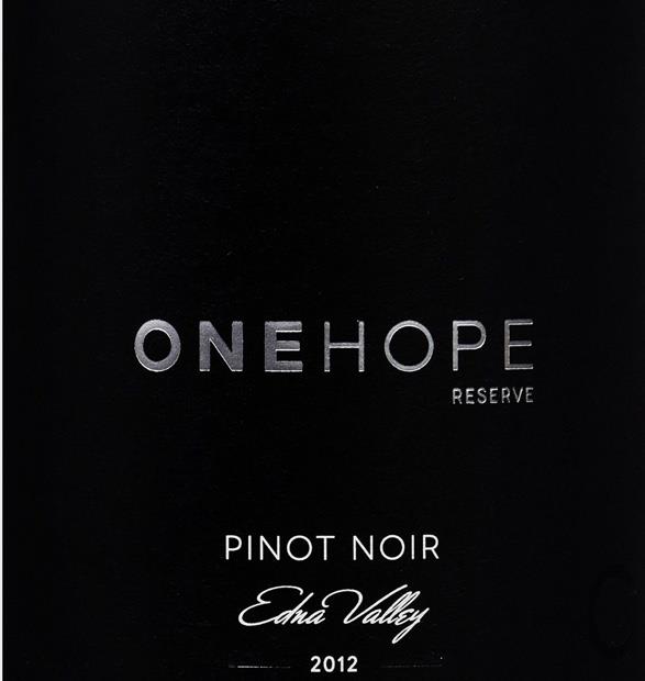 2016 One Hope Pinot Noir Reserve, USA, California, Central Coast, San ...