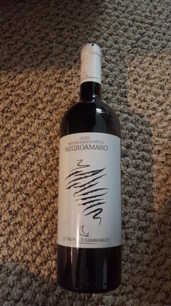 2012 Le Vigne Di Sammarco Negroamaro Salento IGT, Italy, Puglia ...