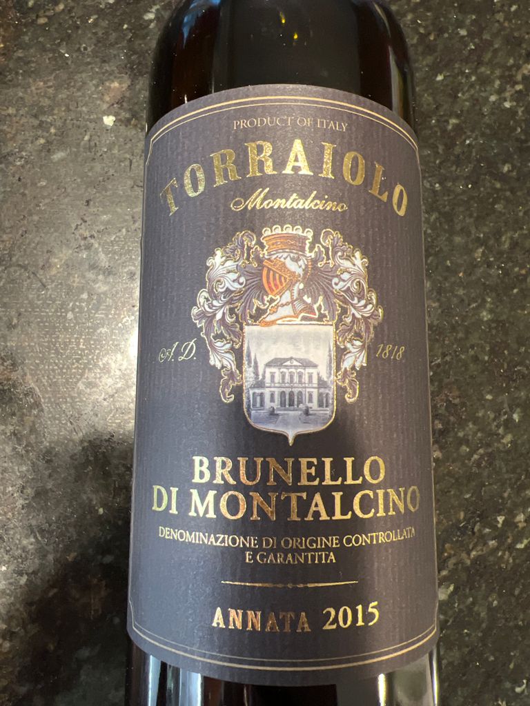 2017 Conti Torraiolo Brunello di Montalcino, Italy, Tuscany, Montalcino ...