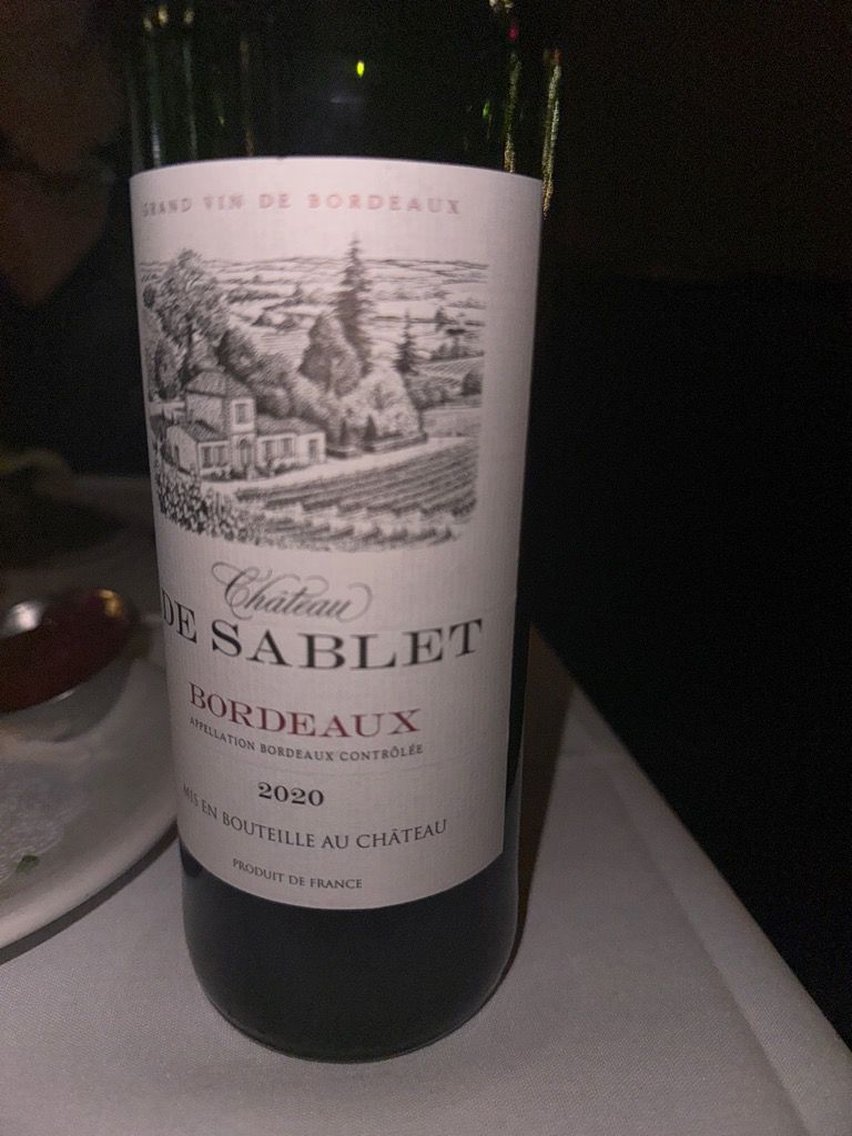 2020 Château De Sablet, France, Bordeaux - CellarTracker
