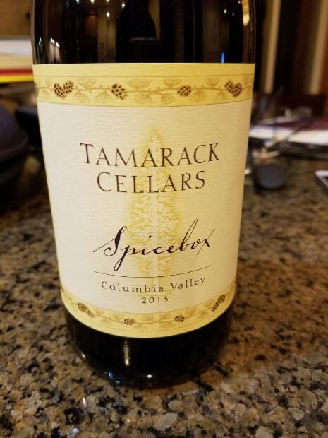 2015 Tamarack Cellars Spicebox, USA, Washington, Columbia Valley - CellarTracker