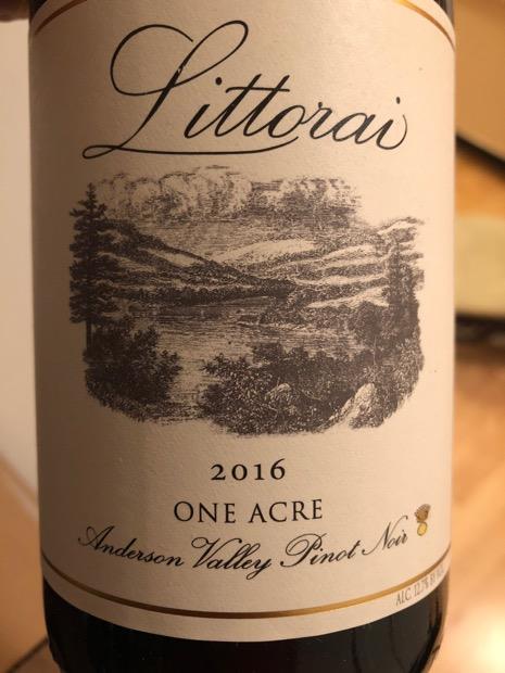 2016 Littorai Pinot Noir One Acre, USA, California, North Coast ...