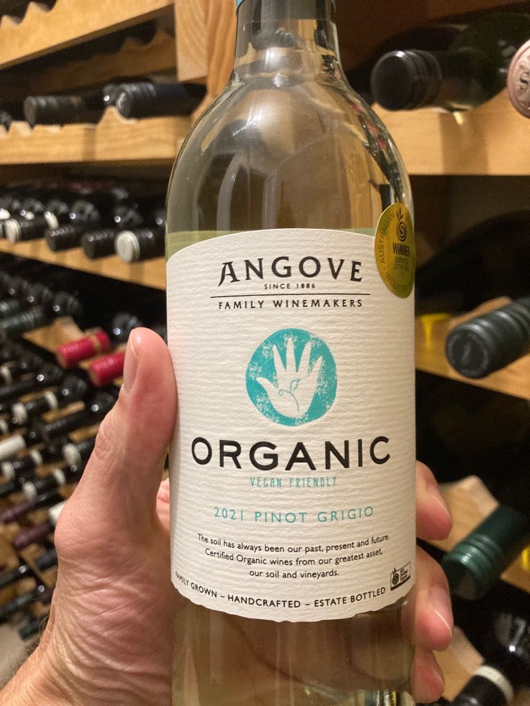 2021 Angove Pinot Grigio Organic, Australia, South Australia ...