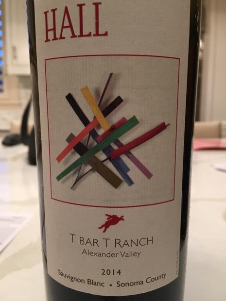 2014 Hall Sauvignon Blanc T-Bar-T Ranch, USA, California, Sonoma County ...