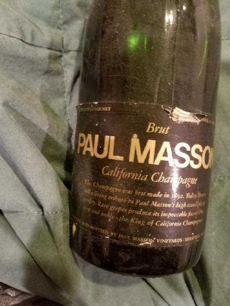 1980 Paul Masson Brut, USA, California, Napa Valley - CellarTracker