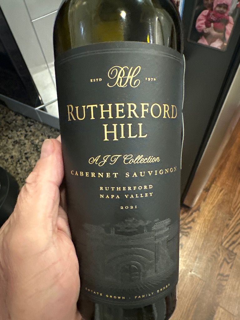 2021 Rutherford Hill Cabernet Sauvignon AJT Collection Rutherford, USA ...