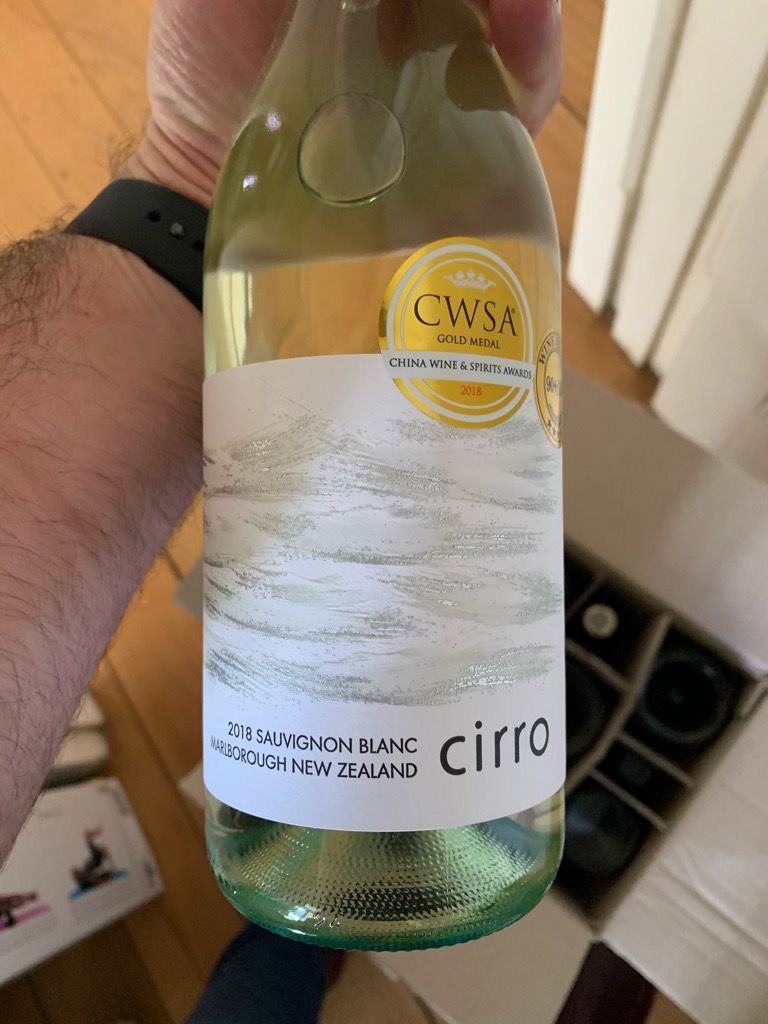 2019 Cirro Sauvignon Blanc, New Zealand, South Island, Marlborough ...