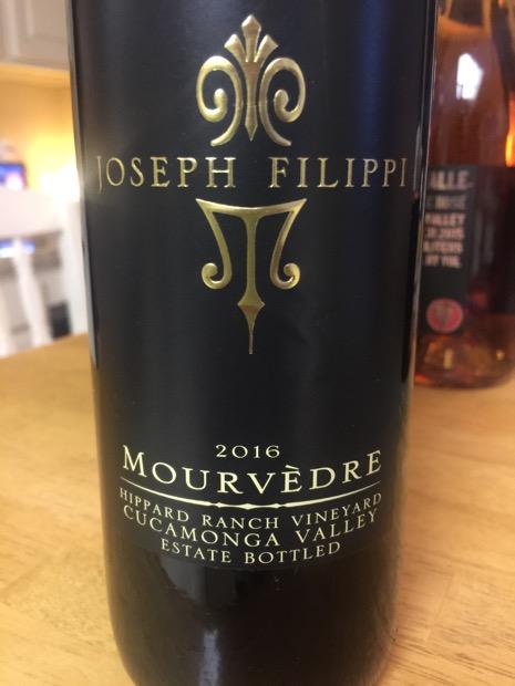 2016 Joseph Filippi Mourvèdre, USA, California, South Coast, Cucamonga ...