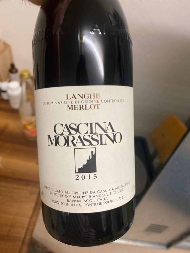 2017 Cascina Morassino Langhe Merlot, Italy, Piedmont, Langhe, Langhe ...