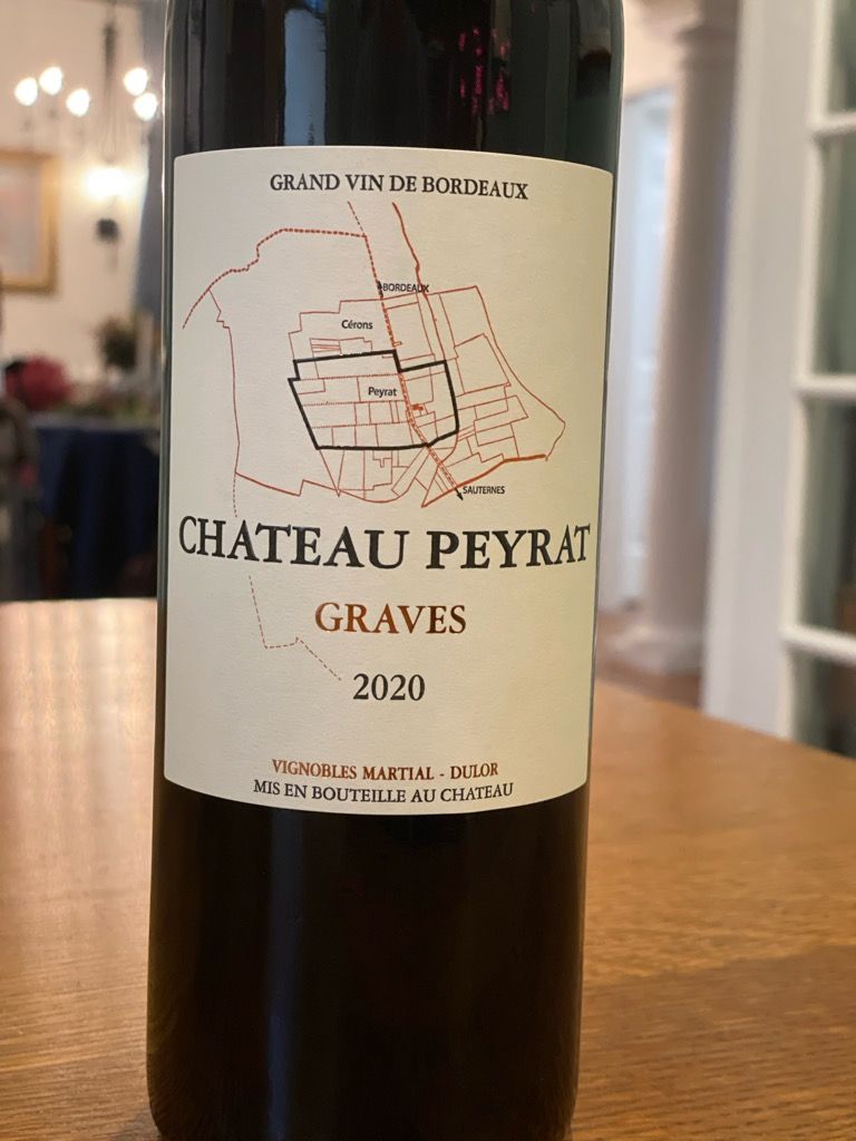 2020 Château Peyrat, France, Bordeaux, Graves - CellarTracker