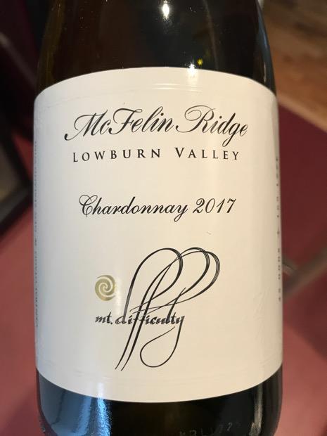 2018 Mt. Difficulty Chardonnay McFelin Ridge, New Zealand, South Island ...