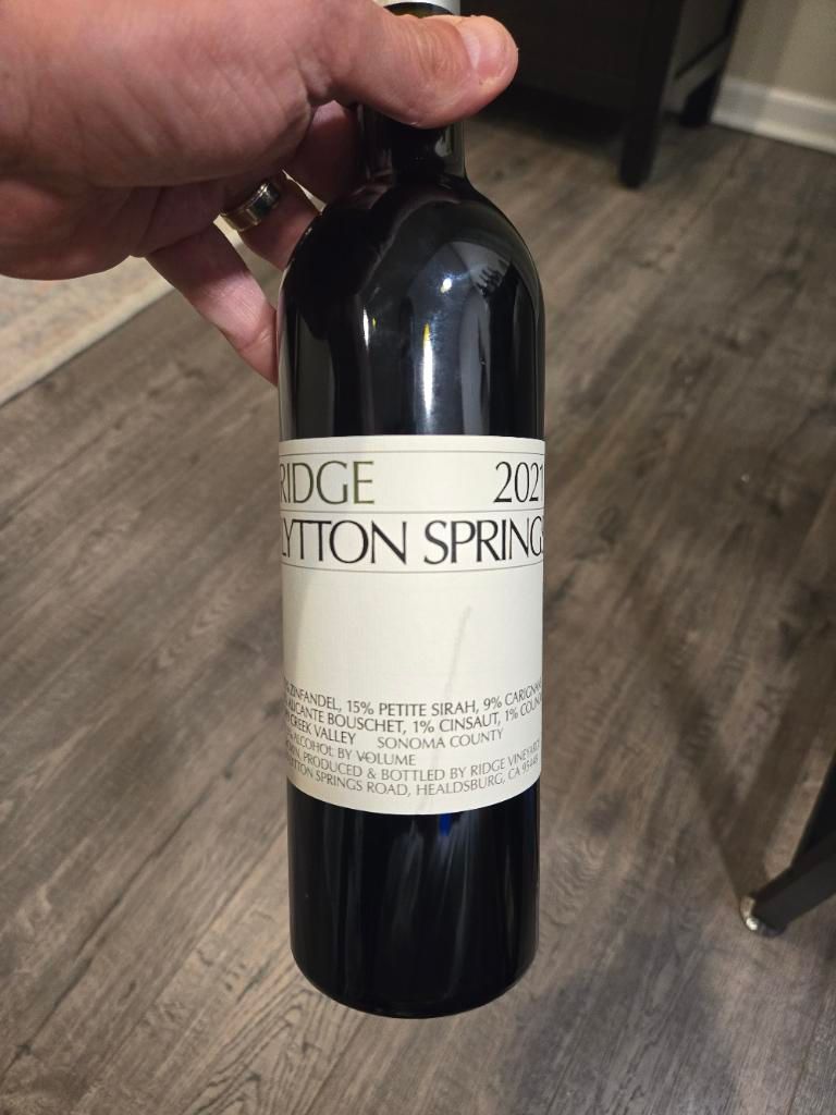 2020 Ridge Syrah Lytton Springs, USA, California, Sonoma County, Dry ...