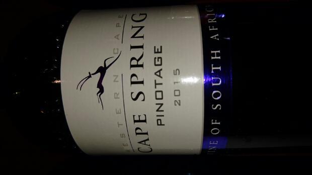 2015 Cape Spring Pinotage, South Africa, Western Cape - CellarTracker